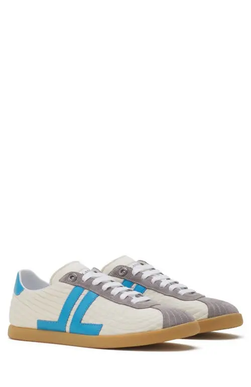 LANVIN Glen 2.0 Sneakers In Nylon - White/blue
