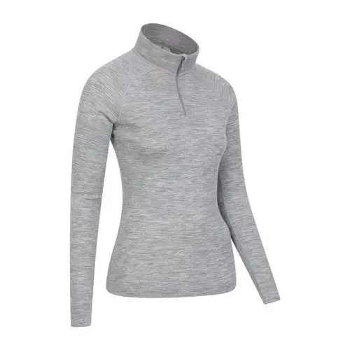 Mountain Warehouse Merino Wool Zip Neck Thermal Top