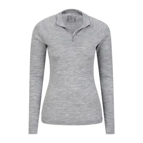 Mountain Warehouse Merino Wool Zip Neck Thermal Top