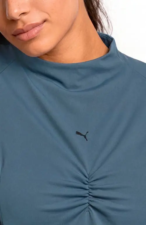 PUMA Mock Neck Performance Tee