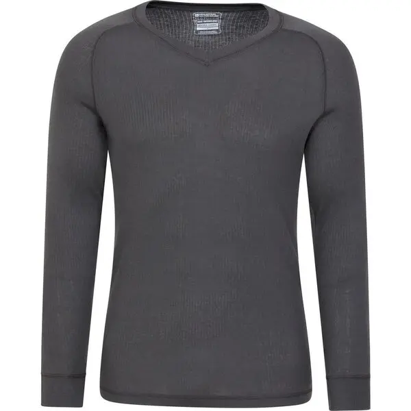 Mountain Warehouse Talus V Neck Thermal Top - Gray