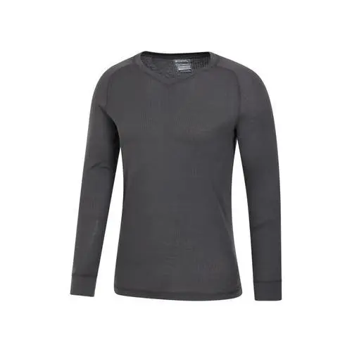 Mountain Warehouse Talus V Neck Thermal Top - Gray