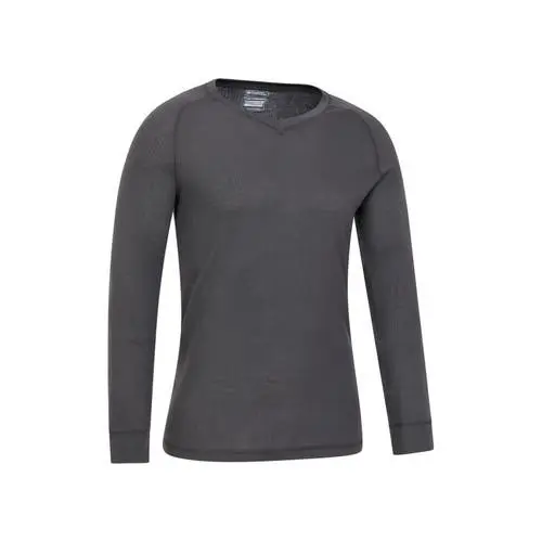 Mountain Warehouse Talus V Neck Thermal Top - Gray