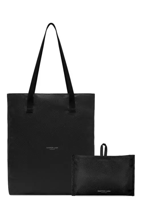GASTON LUGA Packable Tote Backpack - Black