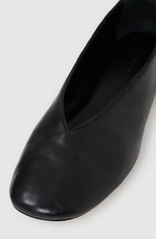 ANINE BING Smooth Leather Flat