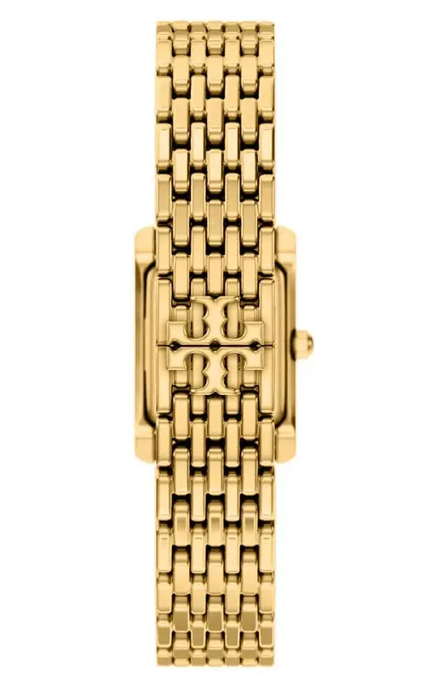 Tory Burch Eleanor Tiger's Eye Bracelet Watch