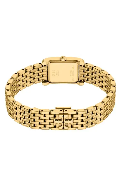 Tory Burch Eleanor Tiger's Eye Bracelet Watch