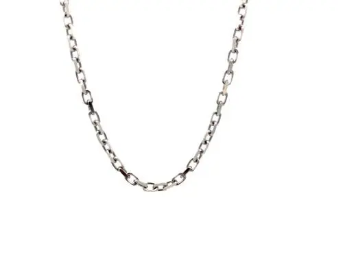 ANCONA JEWELRY Sterling Cable Chain Necklace, -inch - Silver