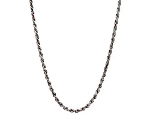 ANCONA JEWELRY Sterling Cable Chain Necklace