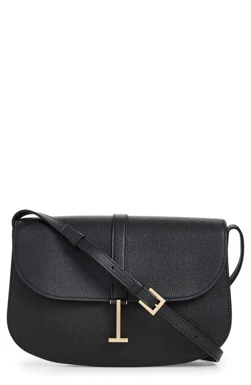 TOM FORD Leather Crossbody Bag - Black
