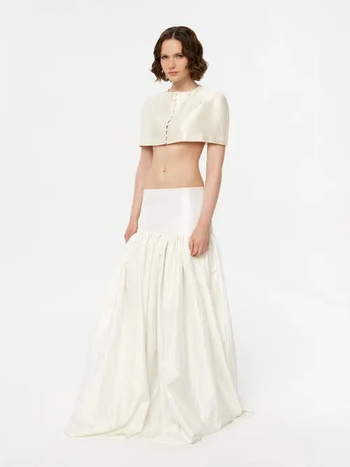 ALAS Maxi Bridal Taffeta Skirt