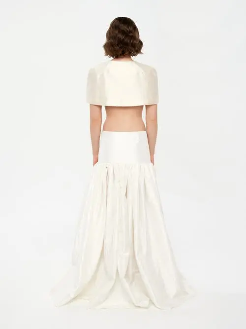 ALAS Maxi Bridal Taffeta Skirt
