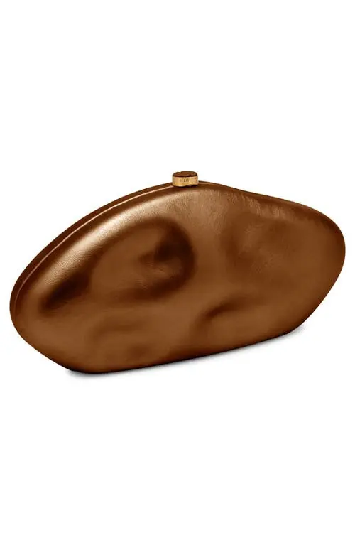 Cult Gaia The Caldera Leather Clutch