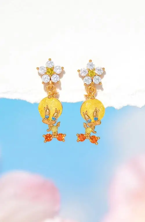 GIRLS CREW Tweety Bird Drop Earrings