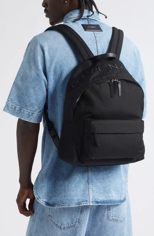 Givenchy Logo Embroidered Backpack