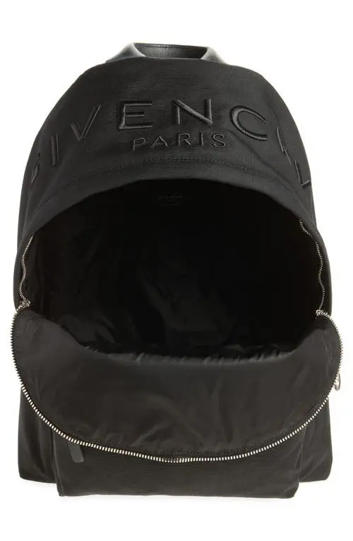 Givenchy Logo Embroidered Backpack
