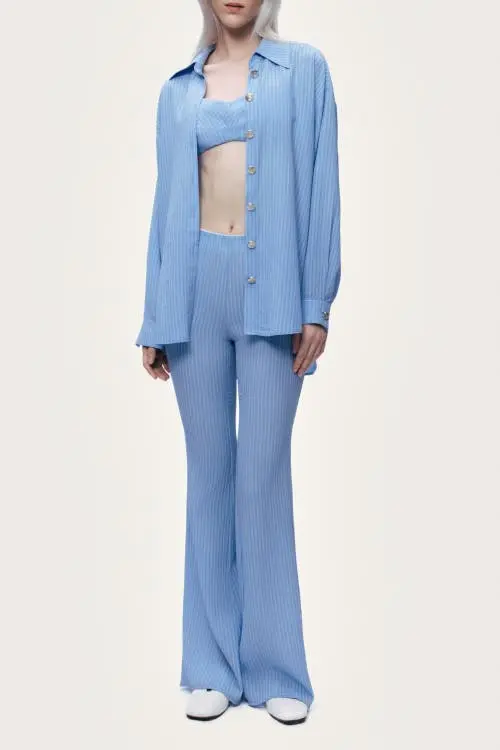 NOCTURNE High Waist Flare Trousers