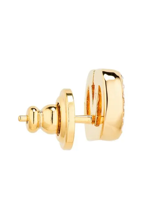 Valentino Garavani Vlogo Signature Swarovski Crystal Stud Earrings