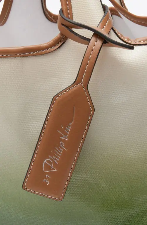 3.1 Phillip Lim Ombre Coated Canvas Mini Market Tote