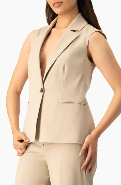 IVONNE Single-button Tailored Vest