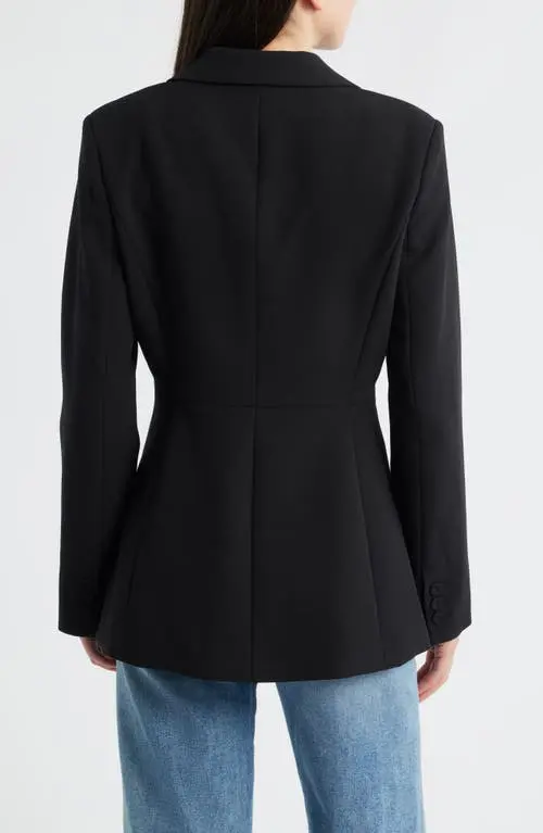 French Connection Azra Cinched One-button Blazer - Black