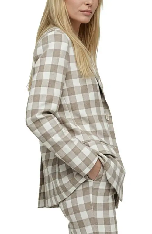 LILY AND LIONEL Oatley Check Print Blazer Jacket