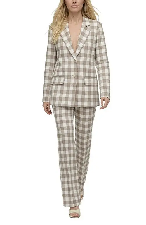LILY AND LIONEL Oatley Check Print Blazer Jacket