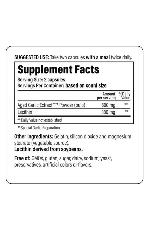 KYOLIC Aged Garlic Extract Formula 104, Cholesterol Health
