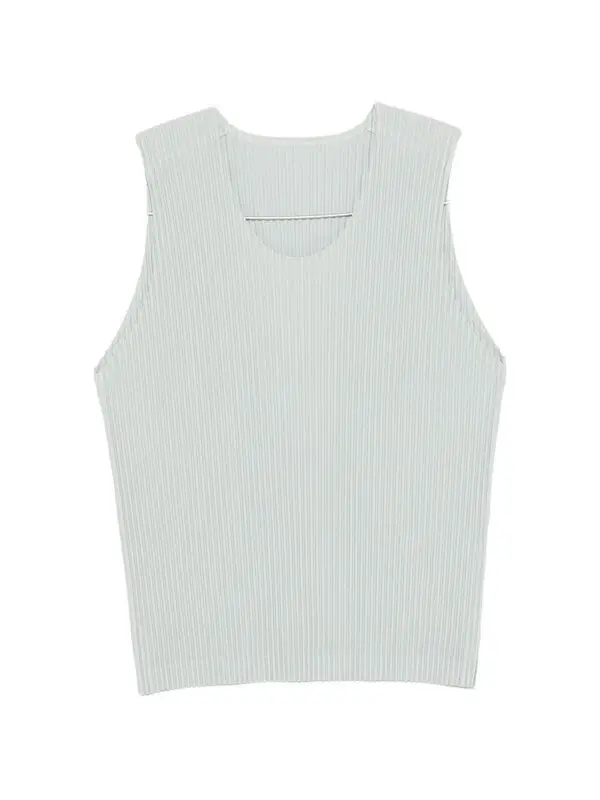 Issey Miyake Pleated Top - Grey