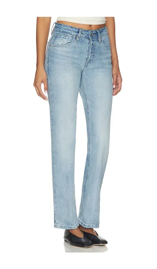 Good American Vintage Straight Jeans In Blue