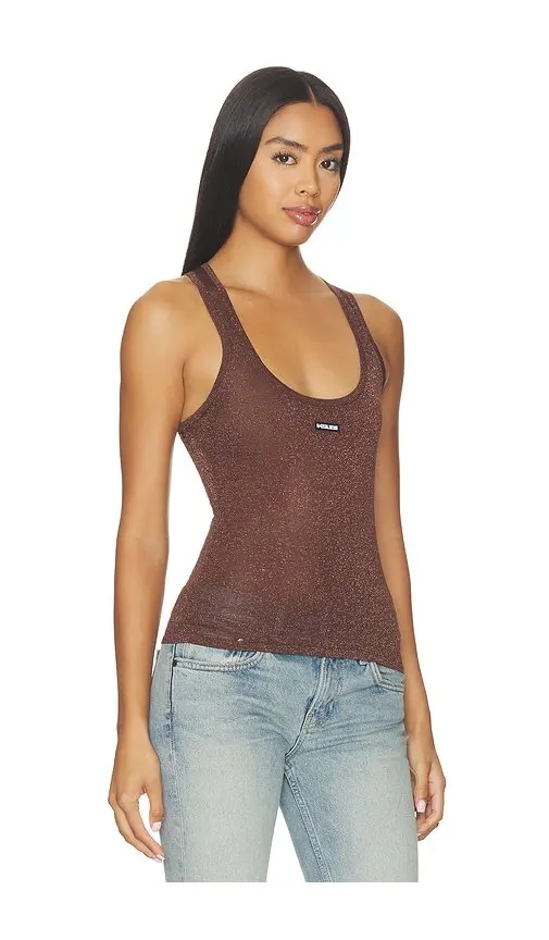 Ksubi Origin Knit Tank Top In Brown
