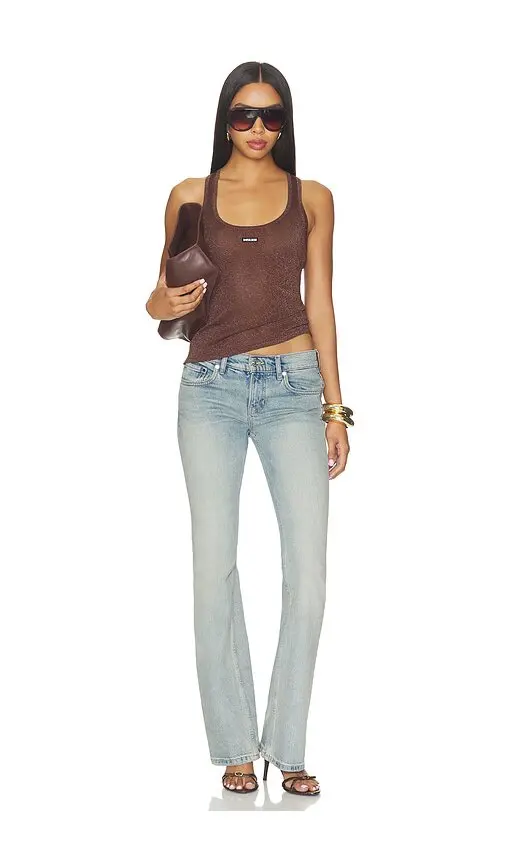 Ksubi Origin Knit Tank Top In Brown