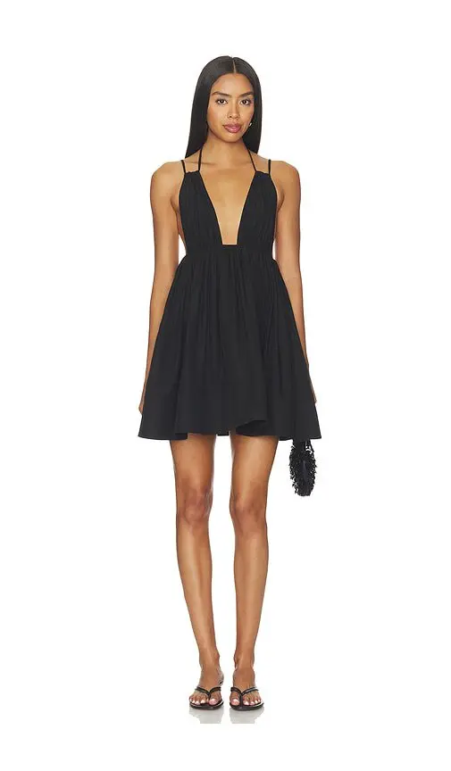 LOVERS AND FRIENDS Sarina Mini Dress - Black
