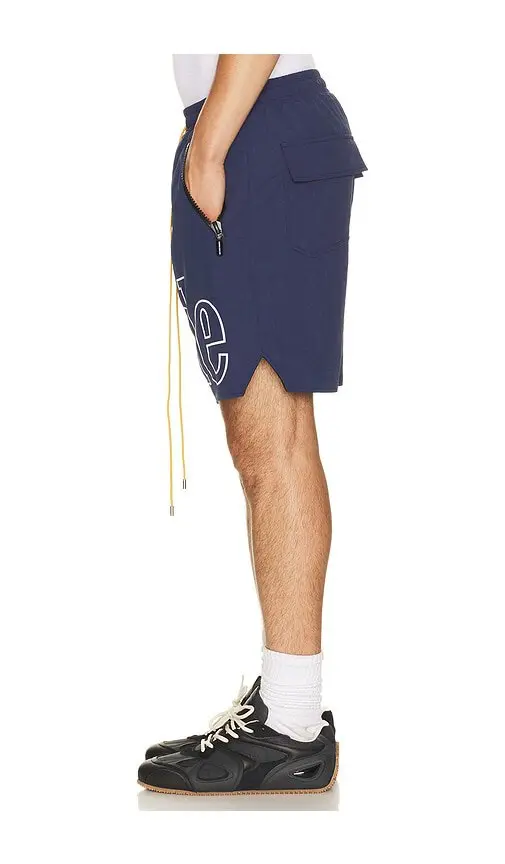 Rhude Logo Shorts In Brown