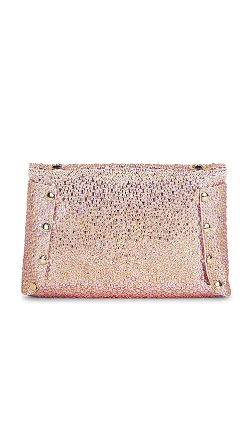 OLGA BERG Hattie Crystal Embellished Shoulder Bag