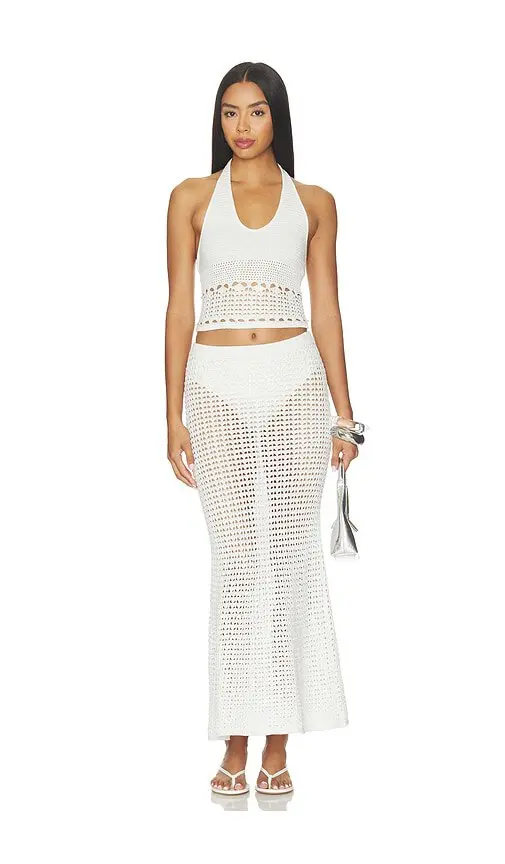 Tularosa Sellia Pointelle Halter Top