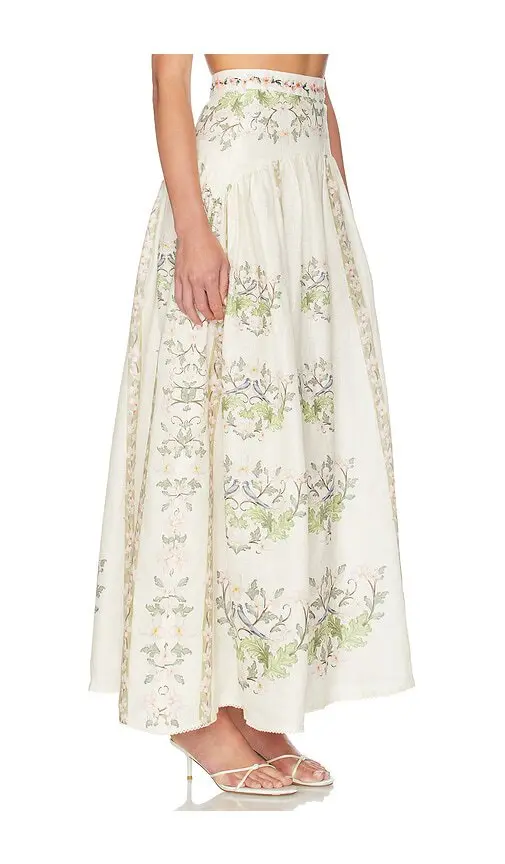 Agua Bendita Curua Anhelo Skirt In Multi