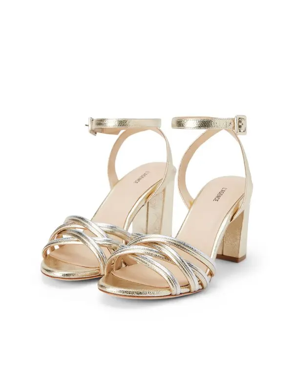 L'Agence Acelynn Block-heel Sandal