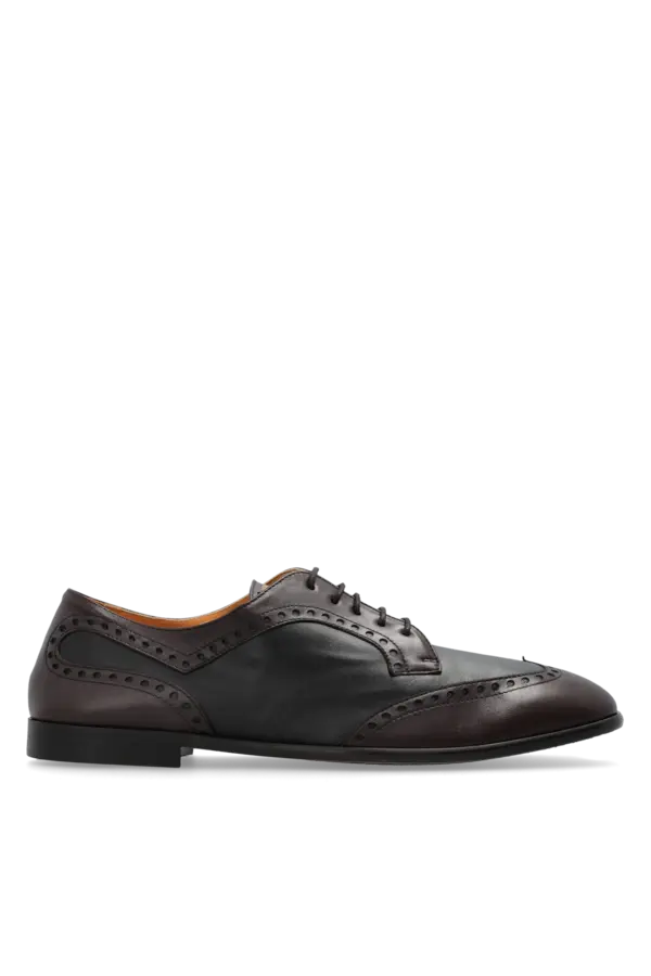 Versace Mick’ Leather Shoes - Brown