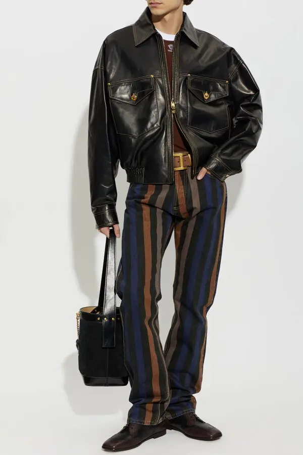 Versace Mick’ Leather Shoes
