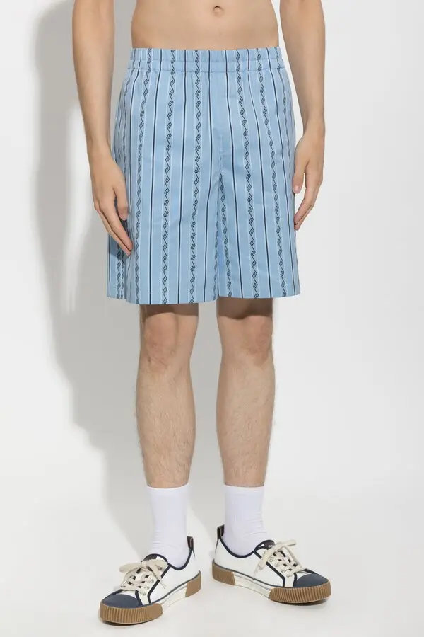 Versace Shorts With Greek Pattern