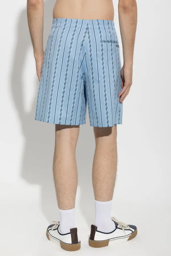 Versace Shorts With Greek Pattern