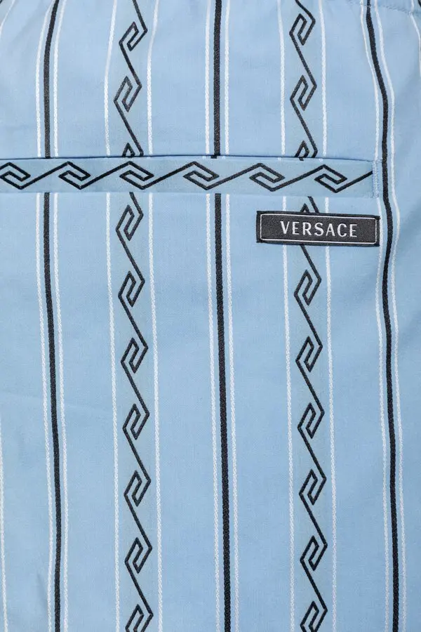 Versace Shorts With Greek Pattern