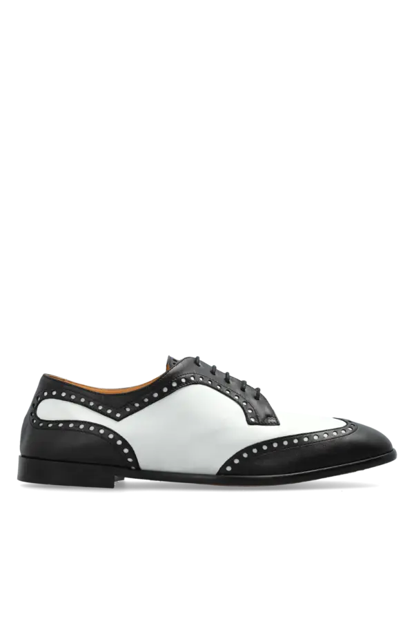 Versace Mick’ Leather Shoes - Black
