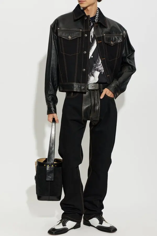 Versace Mick’ Leather Shoes