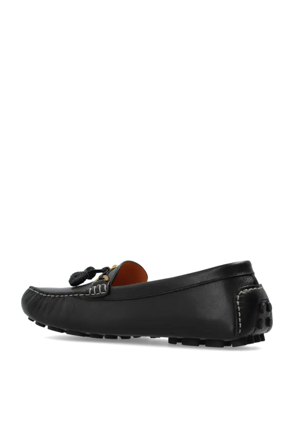Versace Robin" Leather Moccasins