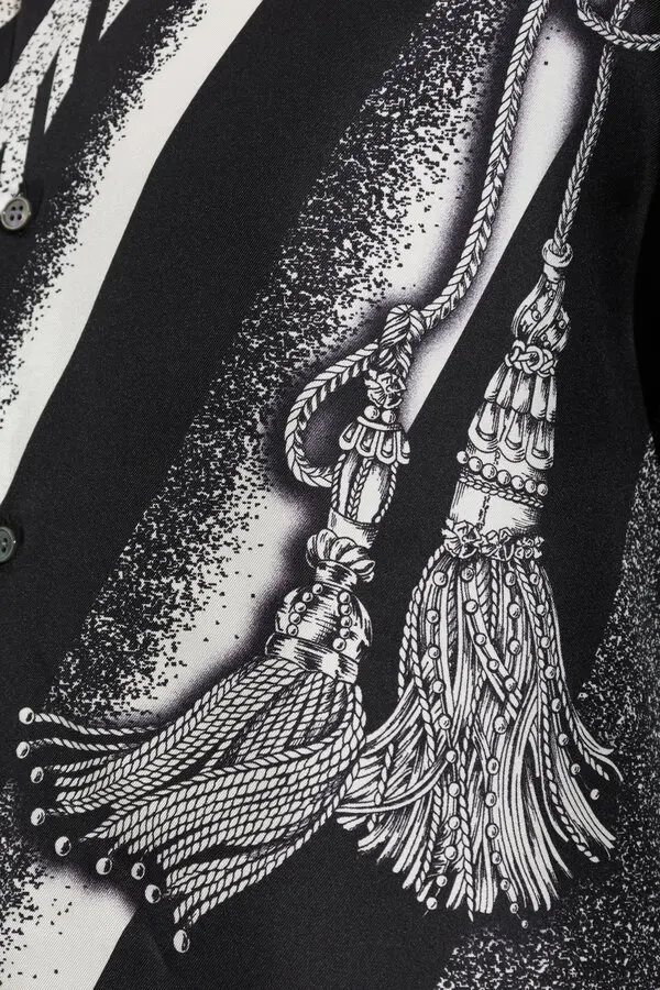 Versace Silk Shirt With Print
