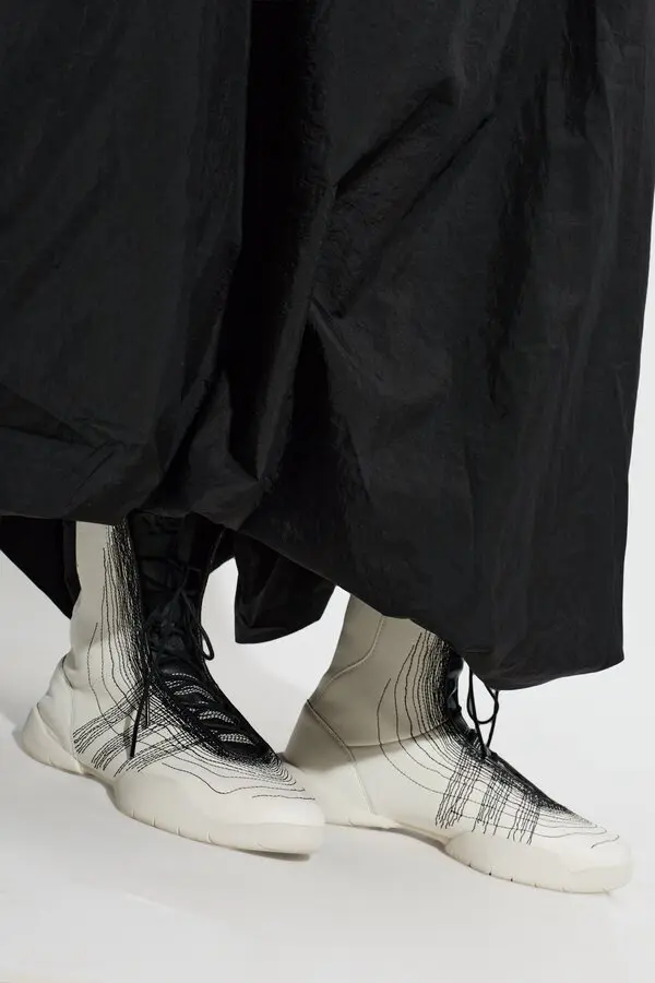 Y3 Regu Embroidery Hi Sneakers