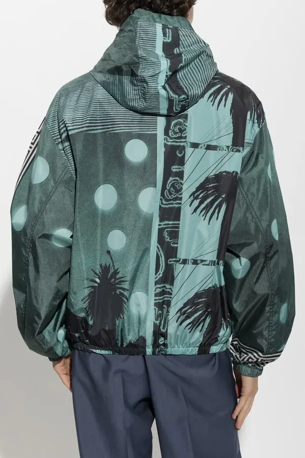 Versace Jacket With "sunset Palms" Print