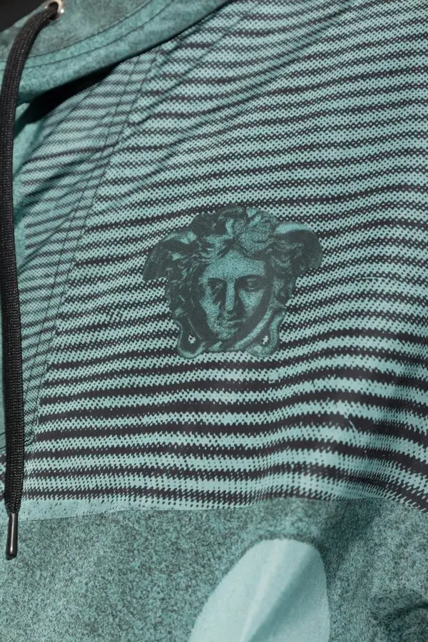 Versace Jacket With "sunset Palms" Print